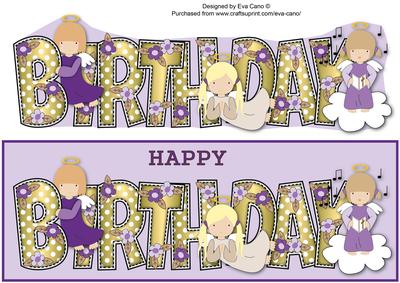 Little Angels Birthday Large Dl 3 - CUP553850_750 | Craftsuprint