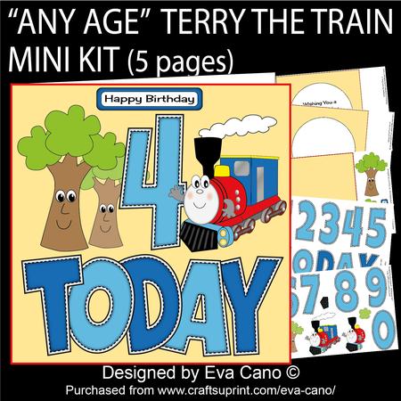 'any Age' Terry the Train Mini Kit - CUP556569_750 | Craftsuprint