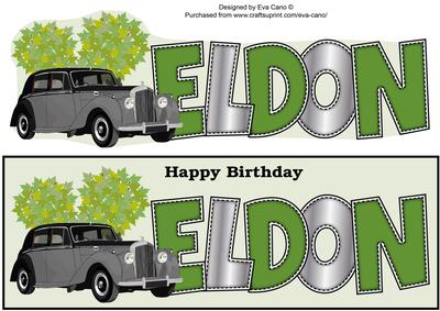 Vintage Car Eldon Large Dl - CUP566377_750 | Craftsuprint