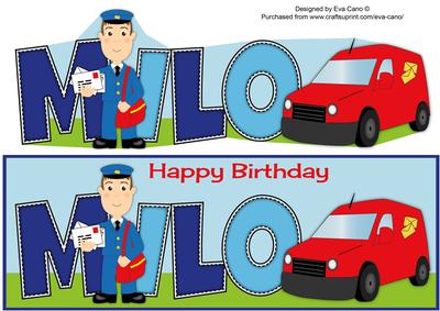 Postman Paul Milo Large Dl - CUP573052_750 | Craftsuprint