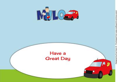 Postman Paul Milo Large Dl Insert - CUP573053_750 | Craftsuprint