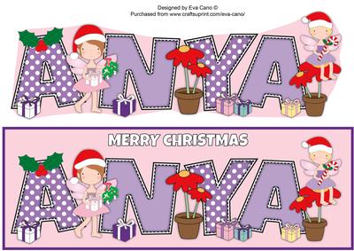 Christmas Fairies Anya Large Dl - CUP576888_750 | Craftsuprint