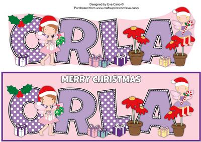 Christmas Fairies Orla Large Dl - CUP580340_750 | Craftsuprint