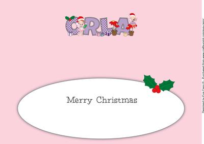 Christmas Fairies Orla Large Dl Insert - CUP580341_750 | Craftsuprint