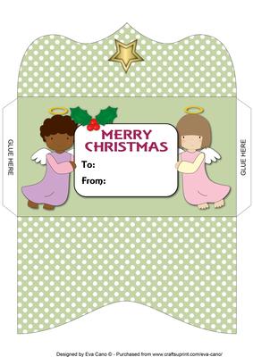 Christmas Angels Money Wallet - CUP583261_750 | Craftsuprint