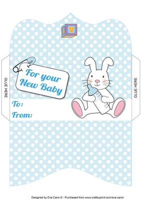 New Baby Money Wallet - CUP592374_750 | Craftsuprint