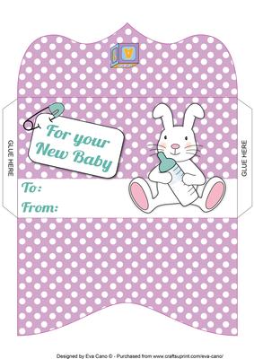 New Baby Money Wallet 4 - CUP592381_750 | Craftsuprint
