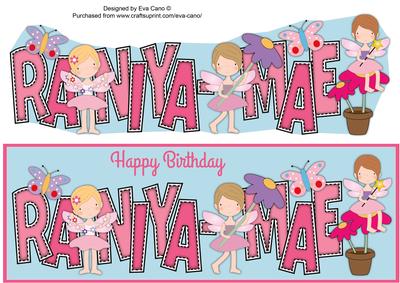 Little Fairies Raniya-mae Large Dl - CUP596947_750 | Craftsuprint