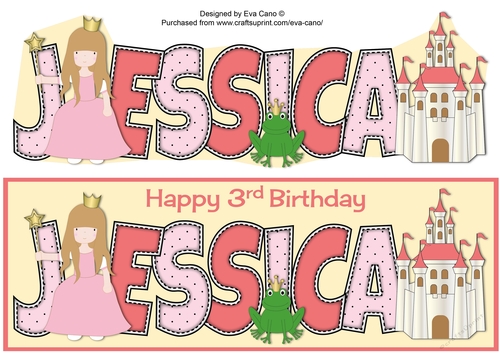 Little Princess JESSICA 3rd large dl - CUP749421_750 | Craftsuprint
