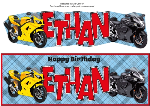 Motorbikes ETHAN large dl - CUP977508_750 | Craftsuprint