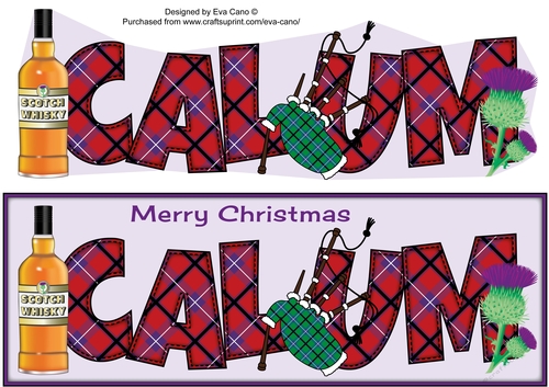 Scottish Theme CALUM large dl - CUP978876_750 | Craftsuprint