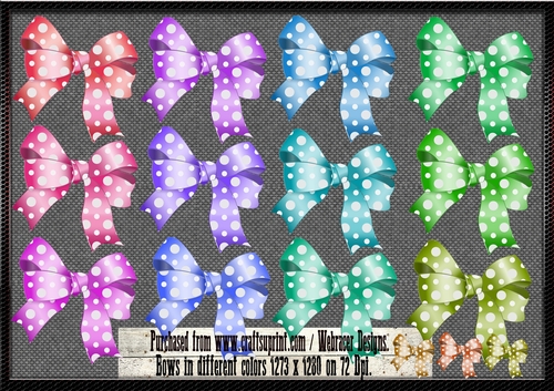 15 Bows in amazing colors. - CUP786433_76461 | Craftsuprint