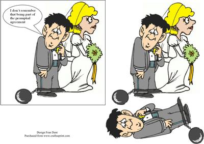 Ball and Chain Wedding - CUP310784_825 | Craftsuprint