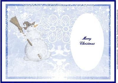 Jolly Snowman Insert - CUP342338_825 | Craftsuprint