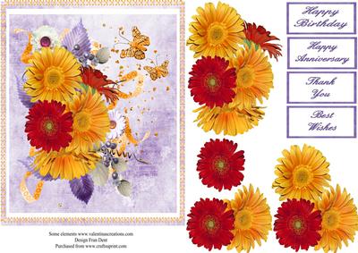 Gerberas - CUP343732_825 | Craftsuprint