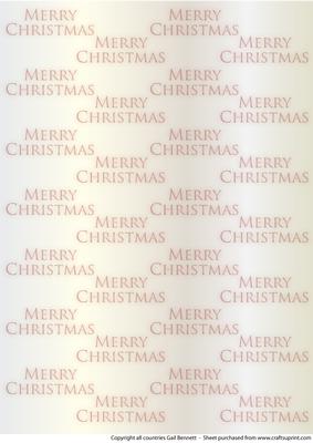 Merry Christmas Backing Sheet - Red - CUP280891_1542 | Craftsuprint