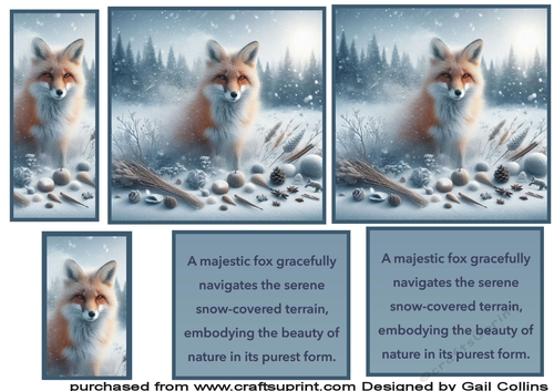 The Fox - CUP1352428_695 | Craftsuprint