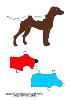 Paper Doll Dogs - CUP201844_695 | Craftsuprint
