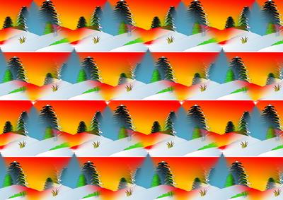 A Sunset Christmas Backing Sheet - CUP331513_695 | Craftsuprint