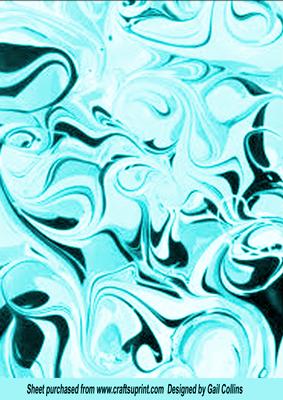 Turquoise Swirls - CUP380979_695 | Craftsuprint