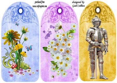 3 Mixed Bookmark/toppers - CUP494199_695 | Craftsuprint