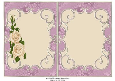 Vintage Flower Insert - CUP610658_695 | Craftsuprint