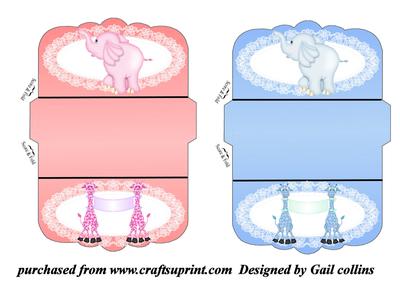 Baby Money Wallet 5 - CUP653554_695 | Craftsuprint