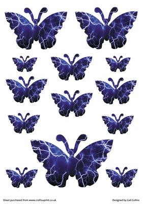 Lightning Butterflies - CUP88614_695 | Craftsuprint