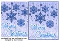 Blue Snowflakes Insert - CUP566329_695 | Craftsuprint