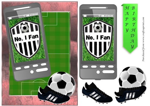 Football Phone Card for Fulham Fan - CUP830730_3656 | Craftsuprint