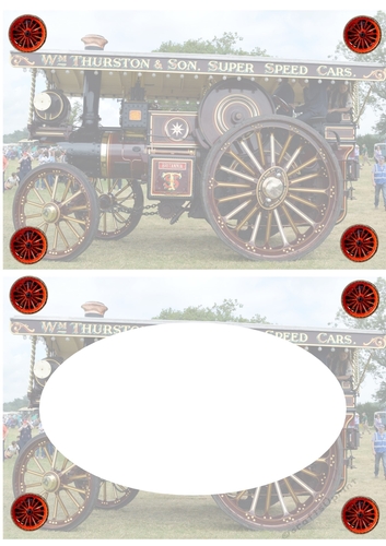 Insert for Traction Engine Phone card cup850955_3656 - CUP850956_3656 ...