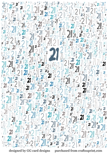 21 Backing paper blue - CUP1244716_3315 | Craftsuprint