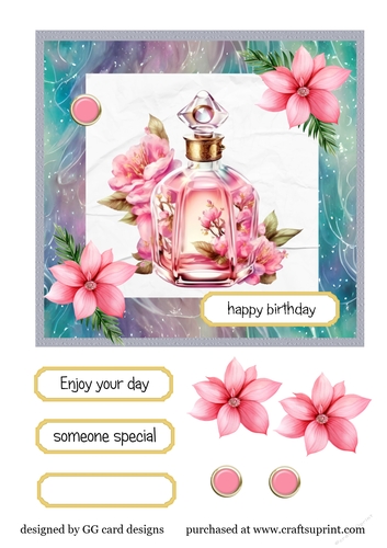 Perfume Birthday - CUP1252483_3315 | Craftsuprint