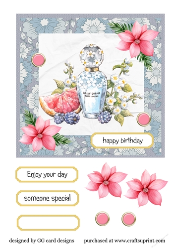 Perfume Birthday 2 - CUP1252486_3315 | Craftsuprint