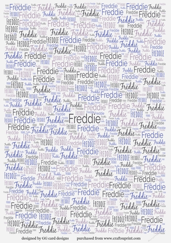 Freddie name bp - CUP1260406_3315 | Craftsuprint