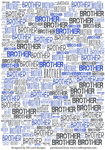 Brother BP Blue - CUP1290638_3315 | Craftsuprint