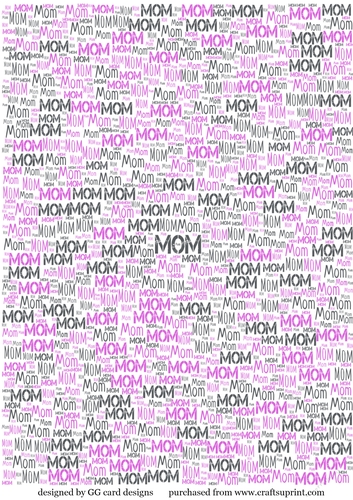 Mom BP Pink - CUP1290641_3315 | Craftsuprint