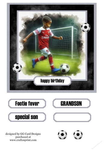 Football topper Arsenal - CUP1318472_3315 | Craftsuprint