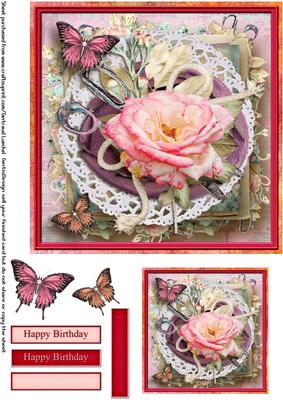 Cardtopper 7" Flowers Inch 118 - CUP641426_2166 | Craftsuprint