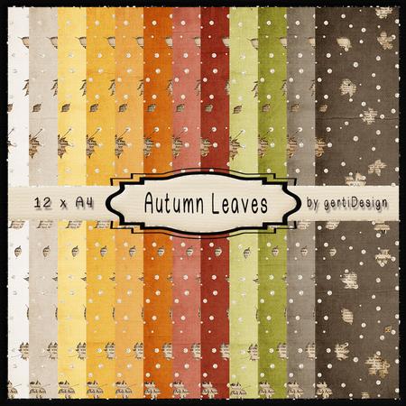 Background Paper Kit Autumn Colors 147 - CUP643508_2166 | Craftsuprint