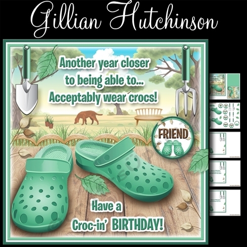 Have a Croc-in Birthday! (Male) - CUP1020578_1443 | Craftsuprint