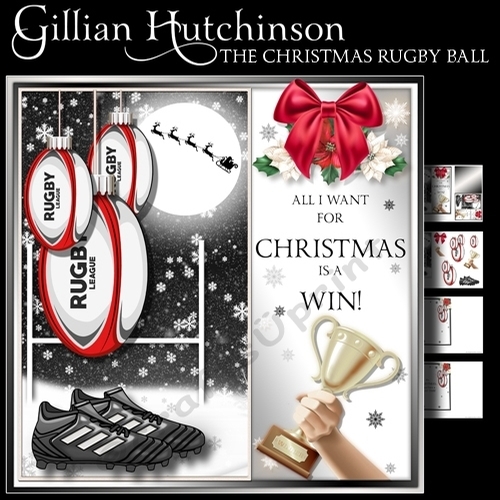 The Christmas Rugby Ball - CUP1071241_1443 | Craftsuprint