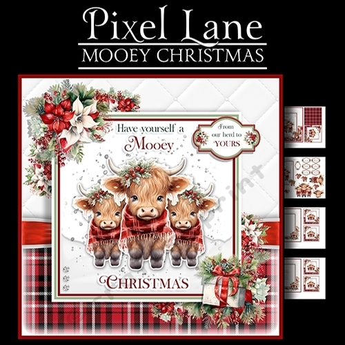 Have a Mooey Christmas - CUP1246663_1443 | Craftsuprint