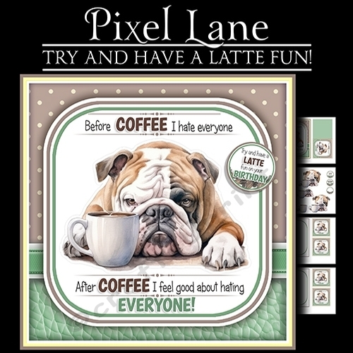 Try And Have A Latte Fun - CUP1262295_1443 | Craftsuprint