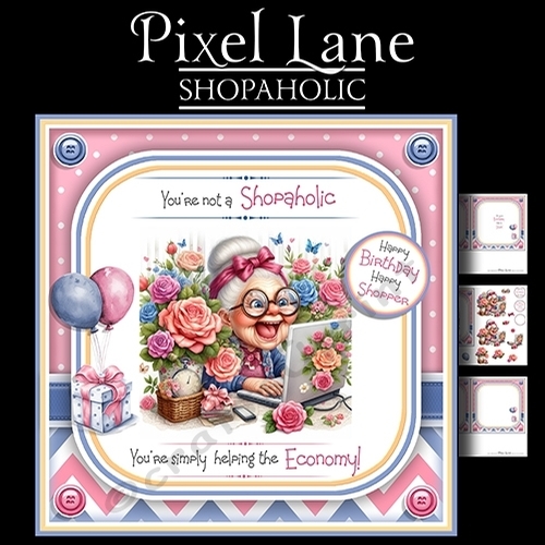 Shopaholic! - CUP1286350_1443 | Craftsuprint