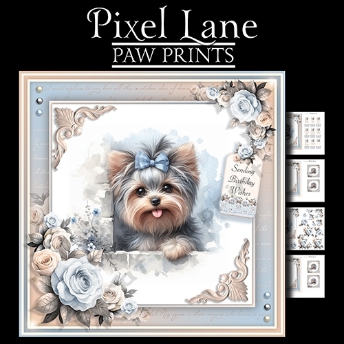 Paw Prints (Yorkie) - CUP1366805_1443 | Craftsuprint