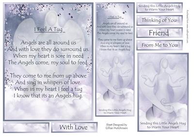 The Angels Hug in Blue - CUP267253_1443 | Craftsuprint