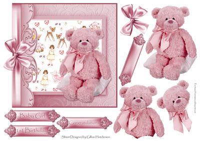 Baby Girl Topper - CUP301846_1443 | Craftsuprint