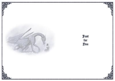 Fantasy Dragon Insert - CUP306044_1443 | Craftsuprint