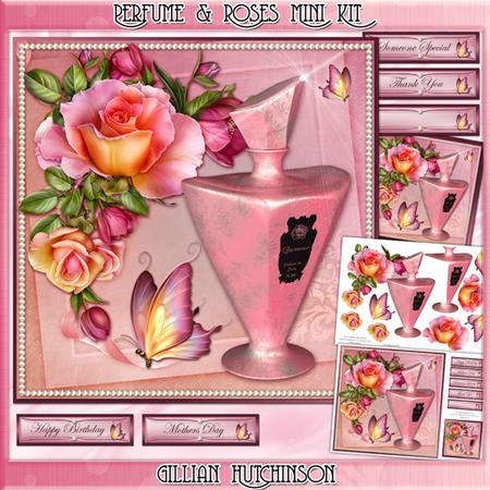 Perfume & Roses Mini Kit - CUP398930_1443 | Craftsuprint